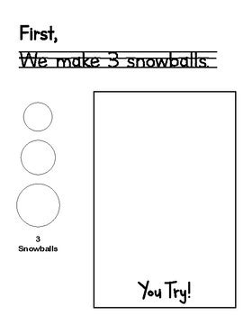 Build A Snowman Sequencing By Chaotic Learning TPT