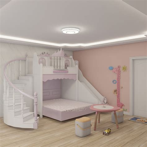 女儿控们绝不能错过的梦幻公主房 设计小屋00设计效果图 每平每屋·设计家