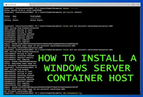 Thomas Maurer On Linkedin Windows Docker Windowsserver Container