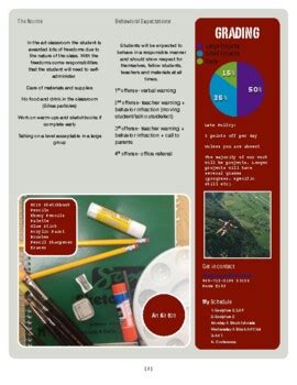 Example Art One Syllabus Syllabi By Nicole Franczvai TPT