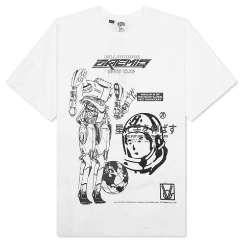 Bb Peace Ss Tee Oversized Fit White Feature