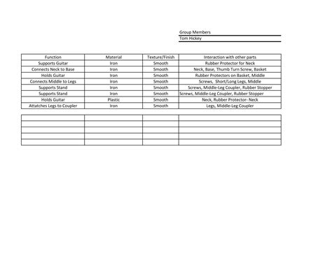 Disassembly Chart Pdf
