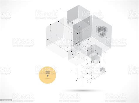 추상 육각 형 배경입니다 기술 다각형 디자인 디지털 미래 미니멀리즘 0명에 대한 스톡 벡터 아트 및 기타 이미지 0명 개념