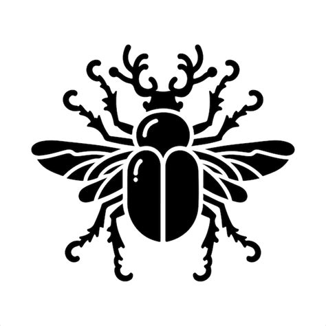 A Beetle Vector Art Illustration Premium Vector