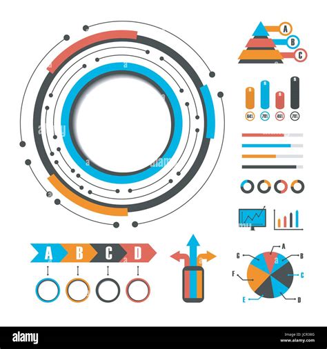 Colorful Flowchart Infographic Isolated On White Background Stock Vector Image Art Alamy