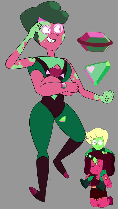 A Ruby And Oc Peridot Fusion By Advantagekey R Peridot