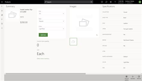 การดำเนินการค้นหาสินค้าคงคลังใน Pos Commerce Dynamics 365