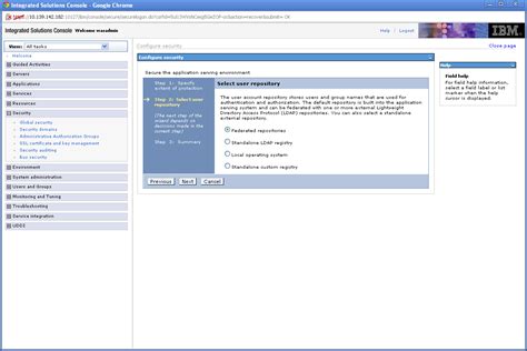 Configure The Websphere Application Server