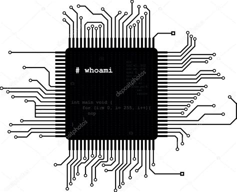 Microchip — Stock Vector © Anvtim 7853068