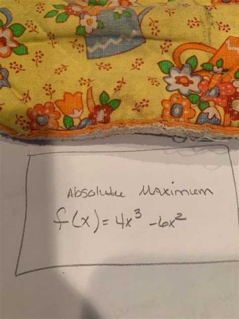 Solved Absolute Maximum تھا ر ع Chegg com