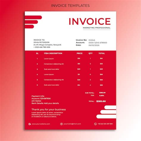 Premium Psd Creative Business Invoice Templates