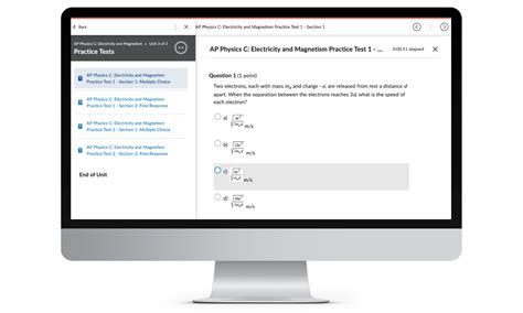 AP Physics C Electricity And Magnetism Test Prep Practice