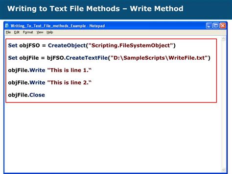 PPT Programming Using File System Object PowerPoint Presentation Free Download ID