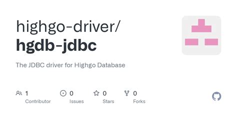 GitHub Highgo Driver Hgdb Jdbc The JDBC Driver For Highgo Database