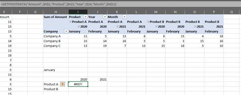 Microsoft Excel Cannot Reference Pivot Table Headers Due To Header Formatting Super User