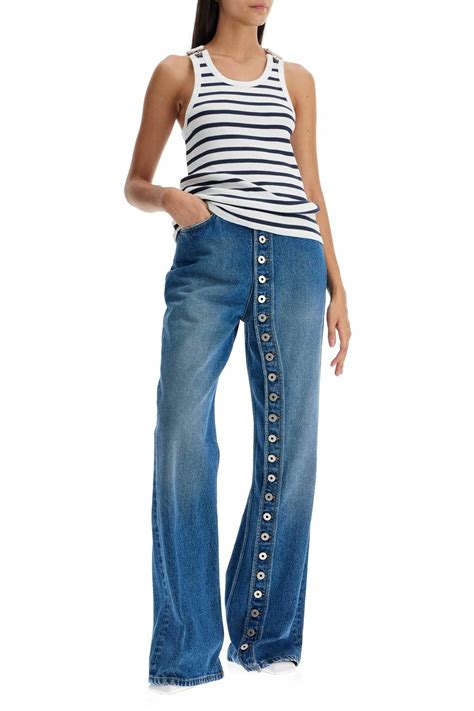 Jean Paul Gaultier Striped Sailor Tank Top White Jean Paul Gaultier