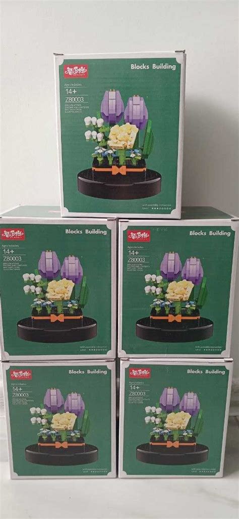 Лего конструктор Квіти у колбі цветы в колбе нічник 919 грн Конструктори Новгород Сіверський