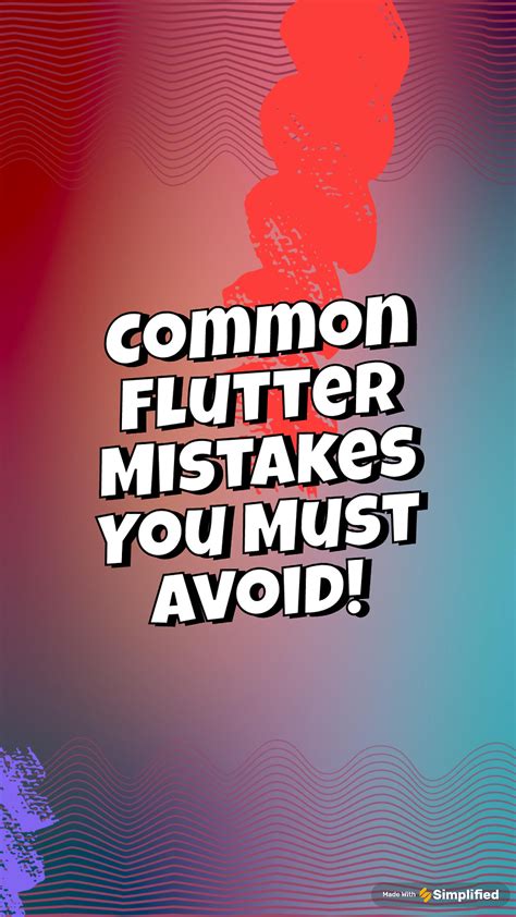 easy to make mistakes in flutter — 걍판자의 개발과 자기개발 일지