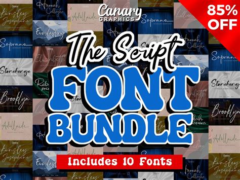 FONT BUNDLE Script Fonts Cricut Font Signature Fonts Handwriting Font Handlettered Font