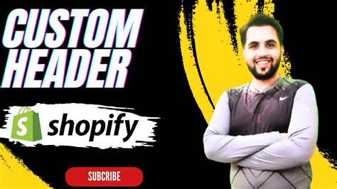 How To Create And Add Custom Header In Shopify Tutorial For Beginners In Urduhindi Youtube