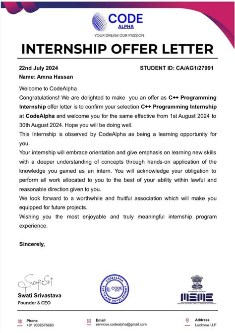 Amna Hassan On Linkedin Codealpha Github Virtualinternship