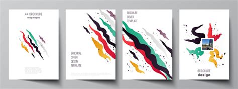 A4 포맷 커버 모형의 벡터 레이아웃은 브로셔 전단지 레이아웃 소책자 커버 디자인 책 디자인 브로셔 커버 에이전시 기업 비즈니스 포트폴리오 피치 데크 스타트업을 위한 설계