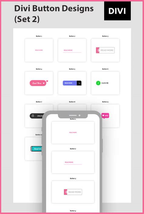Pixelthemes Divi Button Module Set 2