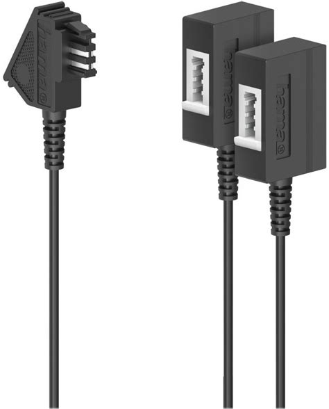 Hama Tae Verteiler Tae F Stecker 2 Tae F Kupplungen Schwarz Euronics