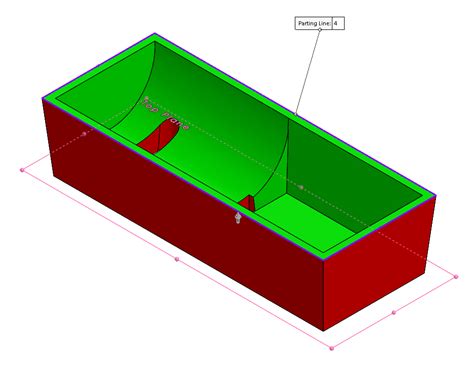 Mold Making How To Use The Parting Line Command In Solidworks
