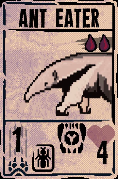 Ant Eater And Its 2 Unique Sigils Antsbane Gain 1 Power For Every Ant Card In The Board And