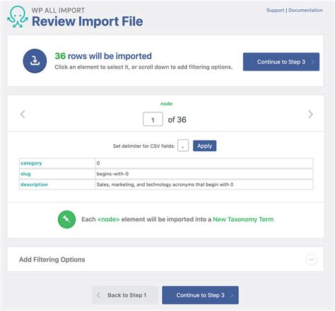 Wp All Import How To Bulk Import A Category Taxonomy Into Wordpress
