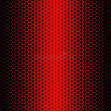 Black Red Halftone Triangles Pattern Abstract Geometric Gradient Background Vector