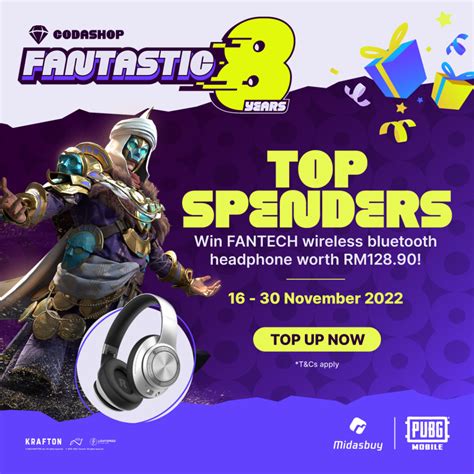 Pubg Mobile Top Spenders November 2022 Codashop Blog My