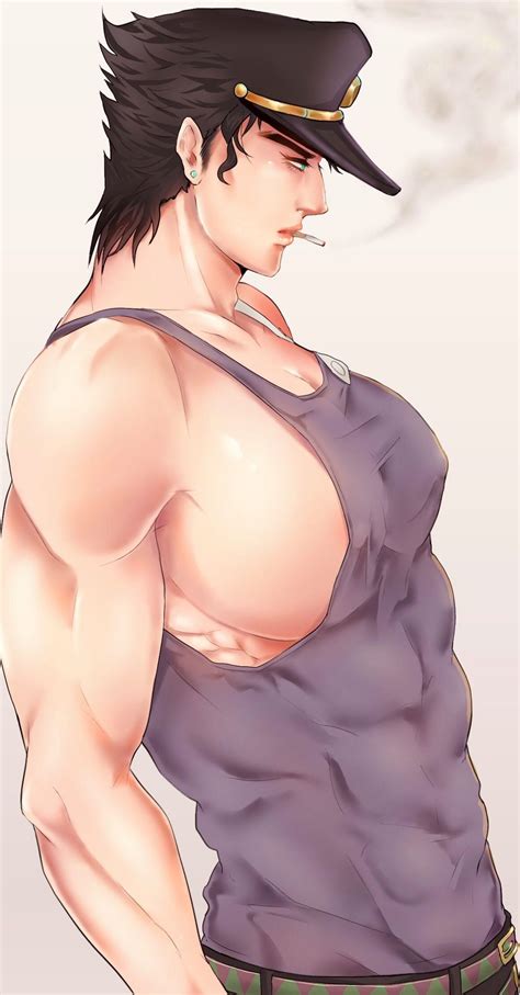 Rule 34 1boy Cigarette Cigarette In Mouth Jojos Bizarre Adventure
