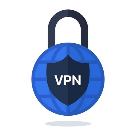 premium vector vpn cyber security lock
