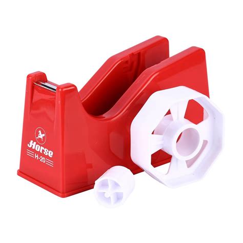 แท่นตัดเทป แกน 3 นิ้ว แดง ตราม้า H 20 Th