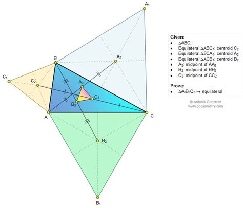 Math Education Honors Geometry Problem 1125 Triangle Four Equilateral