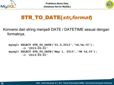 Pernyataan Select Function Datetime Pdf