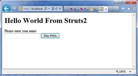 struts2 hello world示例 w3cschool