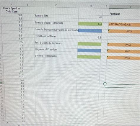 Solved Please Show Formulas Through Excel On How You Got The
