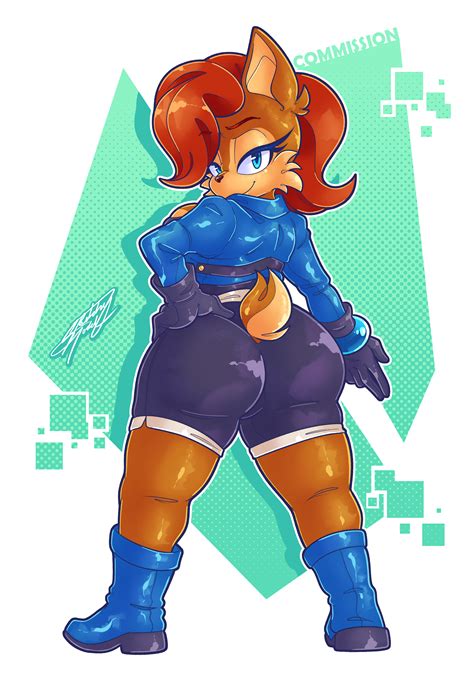 [comm] Sally Acorn Au By Sketchytodd On Newgrounds