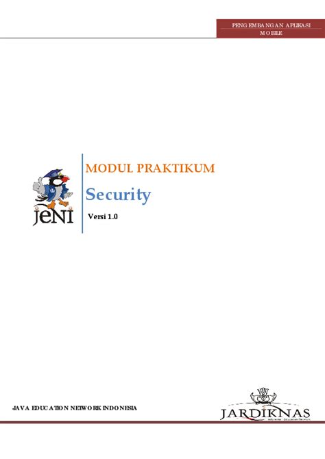 Pdf Modul Jeni Java Education Network Indonesia