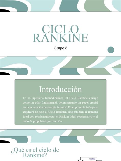 Ciclo Rankine Fundamentos Y Variantes Pdf Motor A Reacción Vapor De Agua