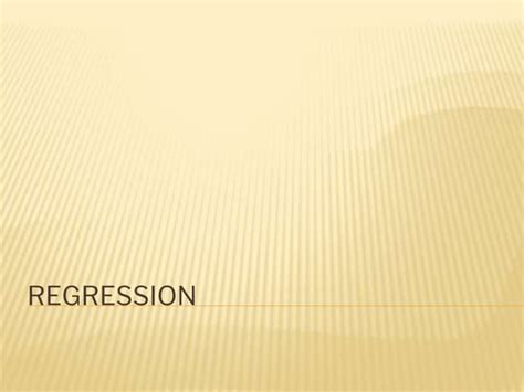Regression Linearpptx