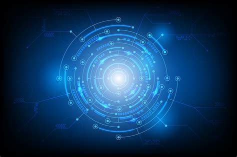 Premium Vector Abstract Futuristic Circuit Technology Background
