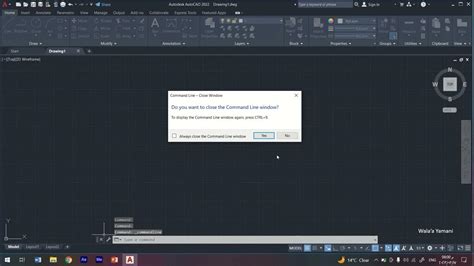 Lecture 12 How To Show Hidden Commandline إظهار شريط الأوامر المخفي