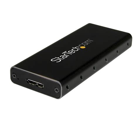 Buy Startech Com M Ssd Enclosure For M Sata Ssds Usb Gbps With Usb C Cable
