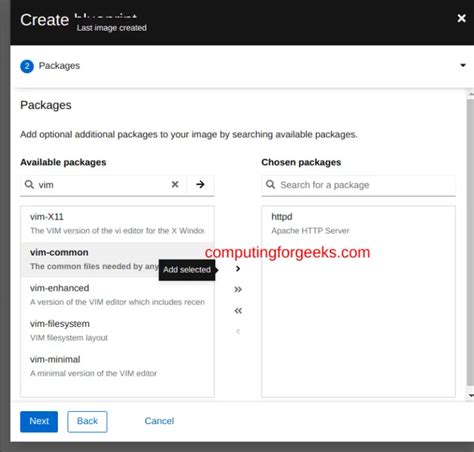 Create Custom Os Images For Kvm Openstack Vmware And Aws Using Image Builder Computingforgeeks