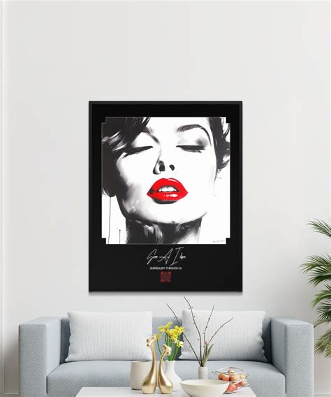 Canvas Wall Art Sensual Wall Art Sexy Wall Artblack And White
