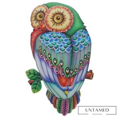 Metal Owl Wall Decor Untamed Creatures